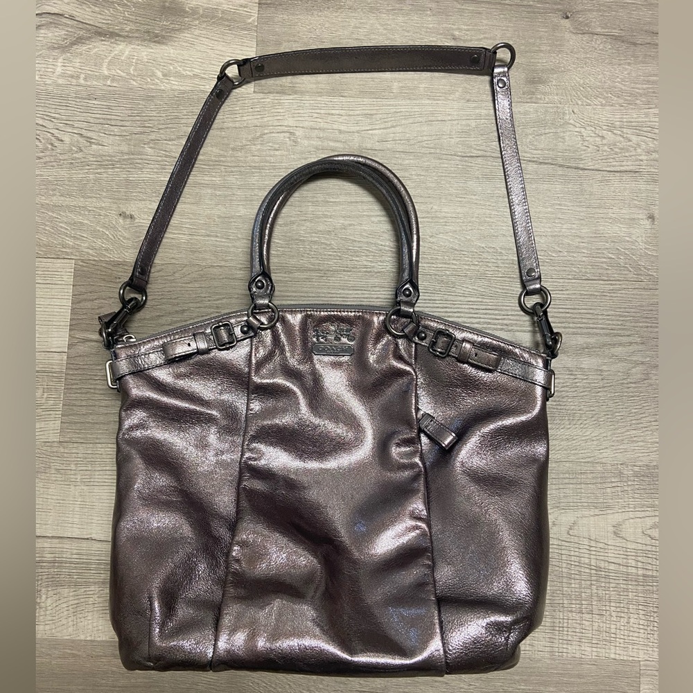 Coach Vintage Madison Lindsay Leather Satchel No 1862… - Gem